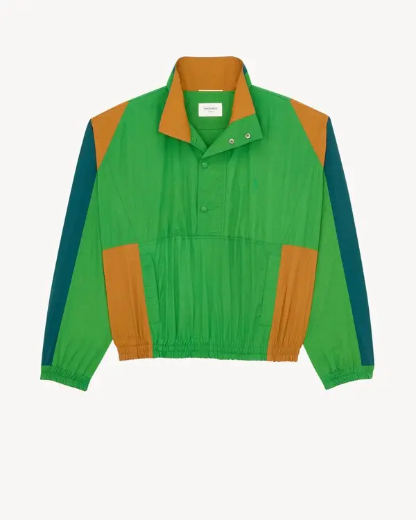 Saint Laurent Button High-neck Jacket