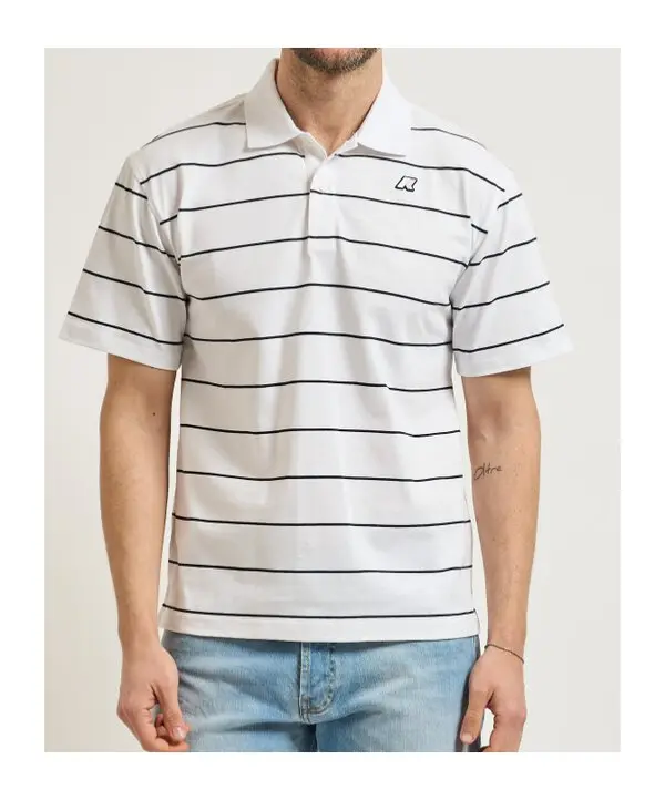 K-WAY Valar Slim-fit Striped Polo Shirt