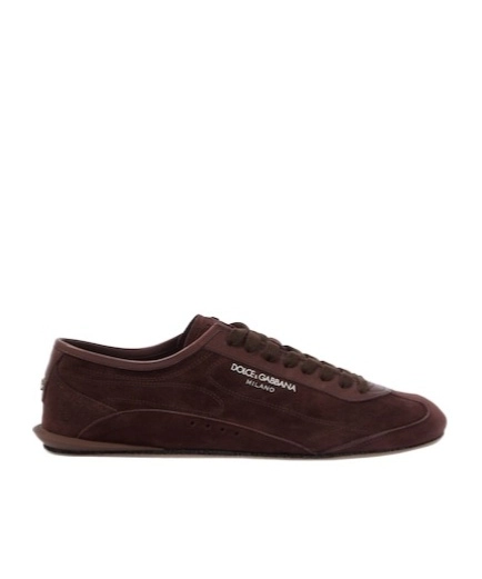 Dolce & Gabbana Lace-up Casual Sneakers - Wine Red