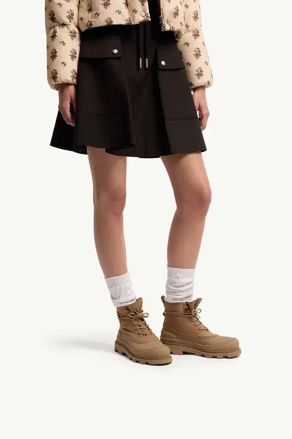 Moncler Vera Sheal Lace-up Boots