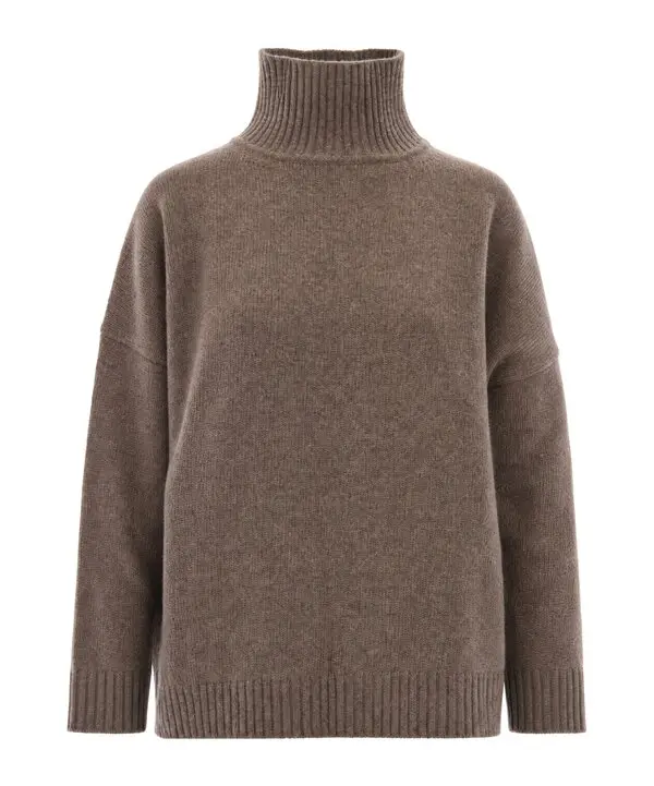 Max Mara Long-sleeve Knit Top - Hazelnut