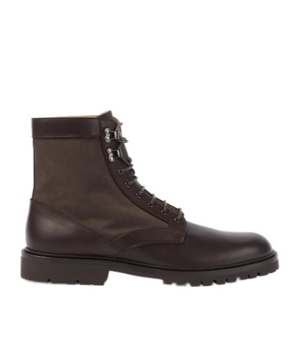 Brunello Cucinelli Leather Lace-up Boots