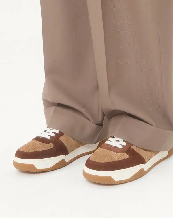 Valentino Garavani Split Leather Sneakers