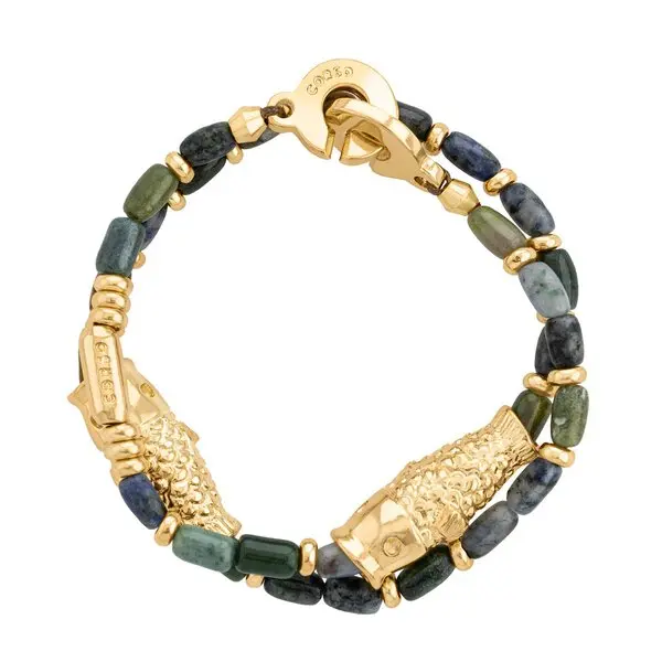 CORSO JEWELRY Mar De Suo Gold Bracelet Lapis Lazuli