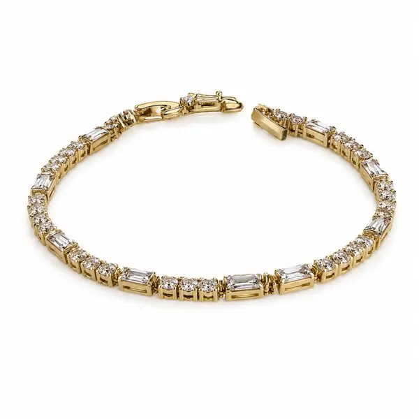 BY OZGE Starlight Baguette Plated Bracelet