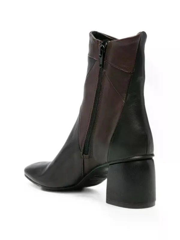 KUDETA Patchwork Leather Ankle Boots
