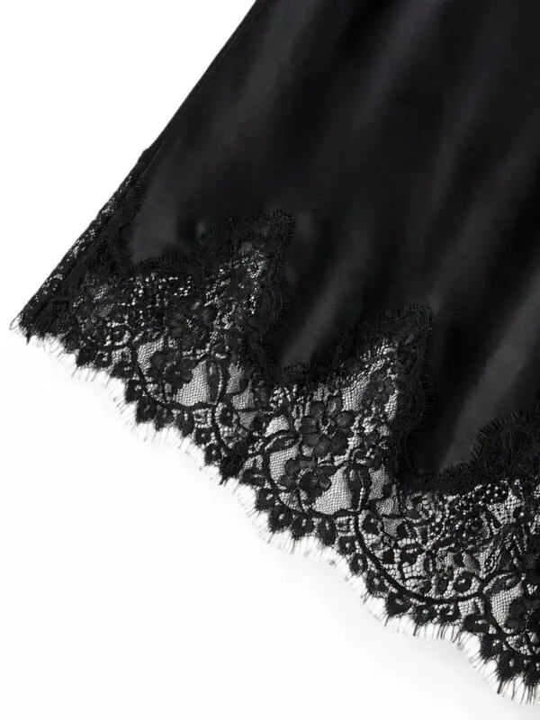 REFORMATION Carolina Lace-trim Midi Skirt