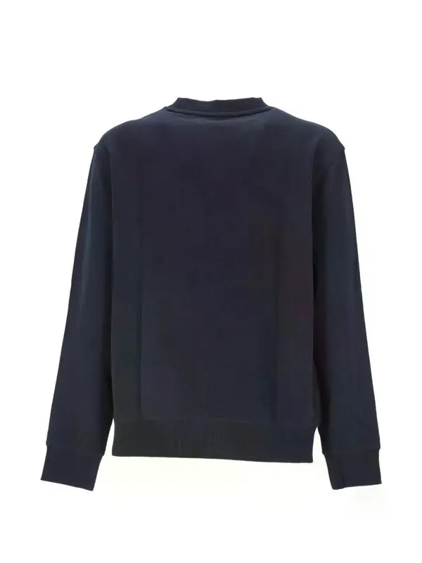 BOSS Relaxed-fit Sweatshirt In Cotton Terry With Embroidered-logo - Blue