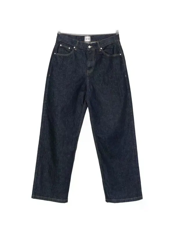 ARTE ANTWERP Logo-embroidered Belt-loop Jeans