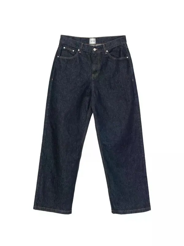 ARTE ANTWERP Logo-embroidered Belt-loop Jeans