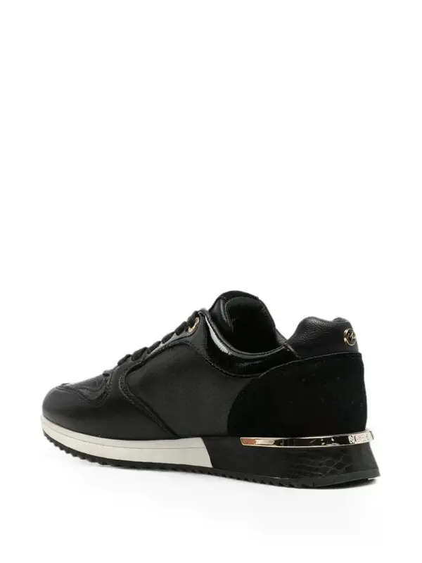 MEXX Fleur Snakeskin-effect Panelled Lace-up Sneakers