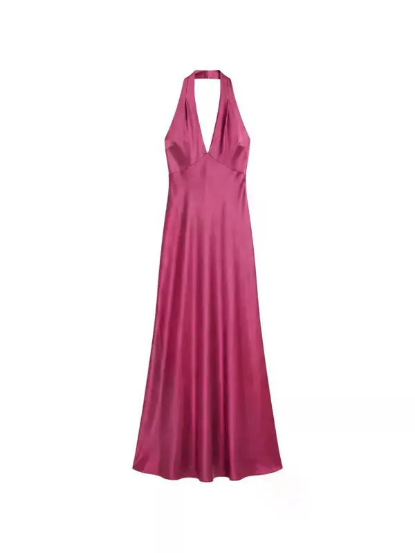 REFORMATION Daniela Sleveeles Maxi Dress - Pink