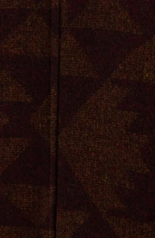 Pendleton Jacquard Wool Overcoat