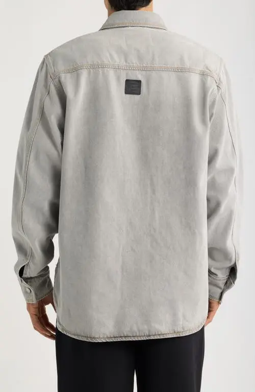ALLSAINTS Albin Denim Button-up Shirt - Washed Grey