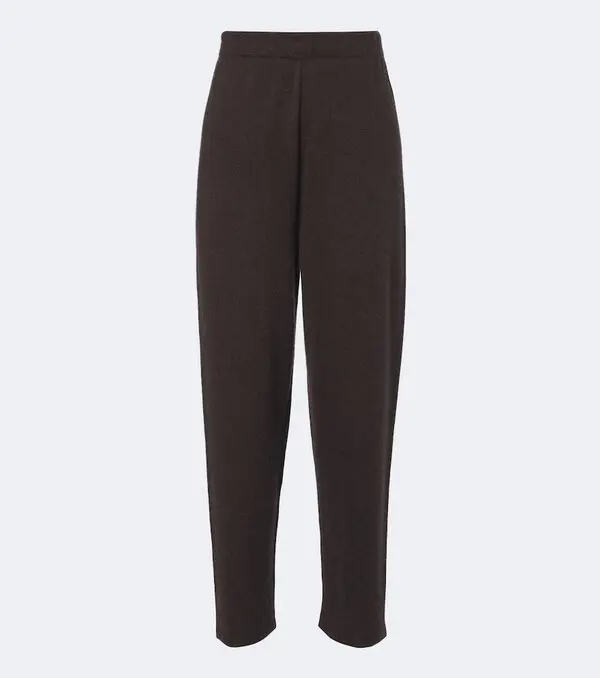 THE ROW Parvi Cashmere Wide-leg Pants - Brown