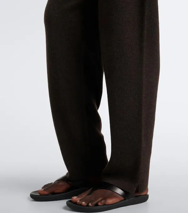 THE ROW Parvi Cashmere Wide-leg Pants