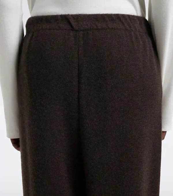 THE ROW Parvi Cashmere Wide-leg Pants