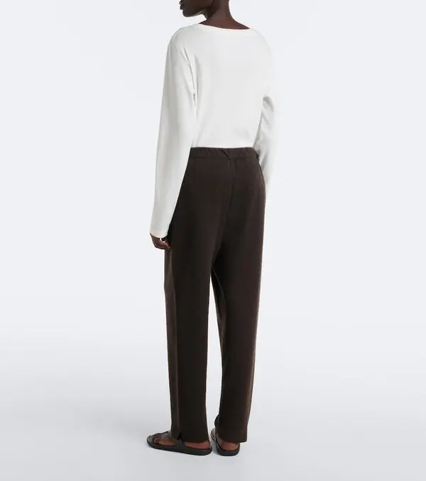 THE ROW Parvi Cashmere Wide-leg Pants