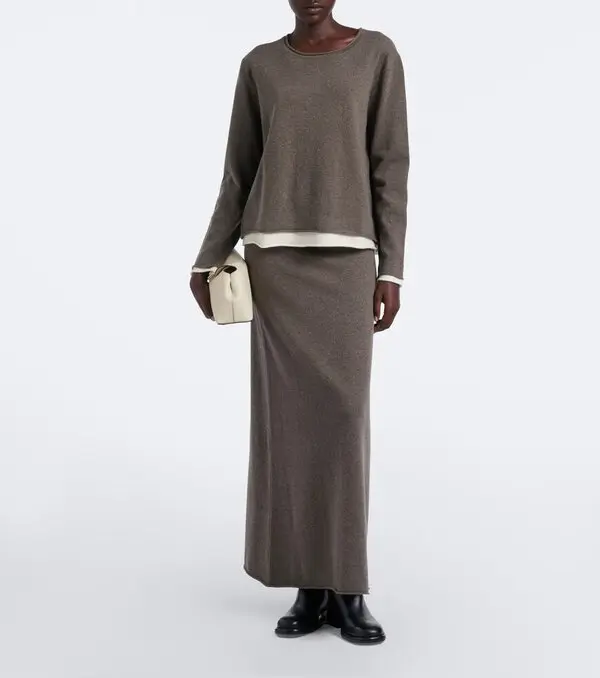 Arch4 Parker Cashmere Maxi Skirt