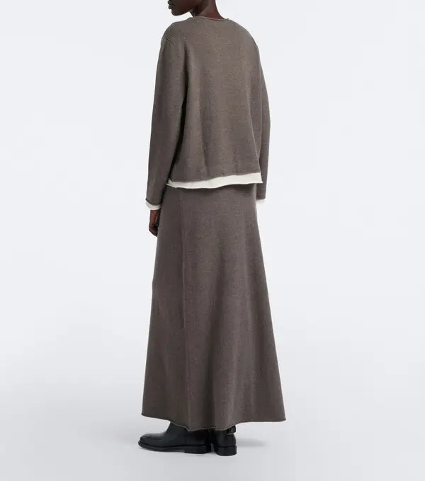 Arch4 Parker Cashmere Maxi Skirt