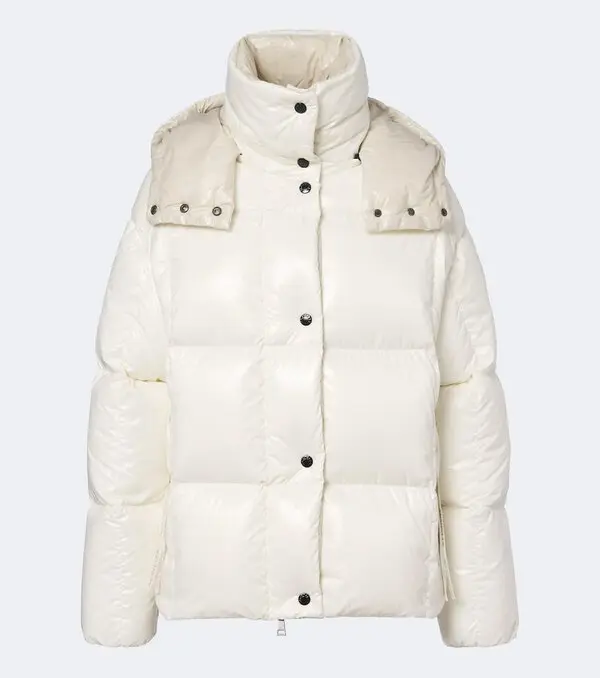 Moncler Parana Hooded Padded-down Jacket - White