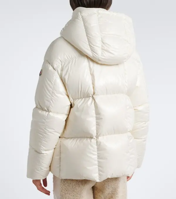 Moncler Parana Hooded Padded-down Jacket - White