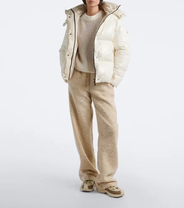 Moncler Parana Hooded Padded-down Jacket - White