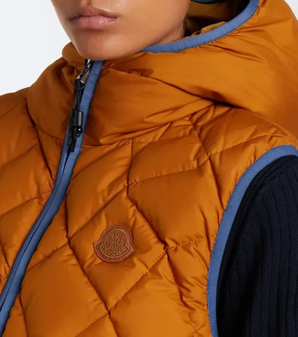 Moncler Armella Down Vest - Brown