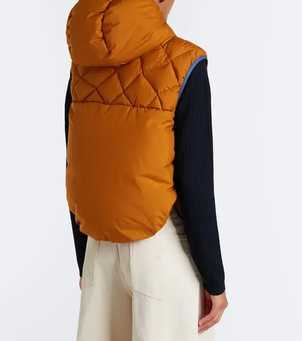 Moncler Armella Down Vest - Brown