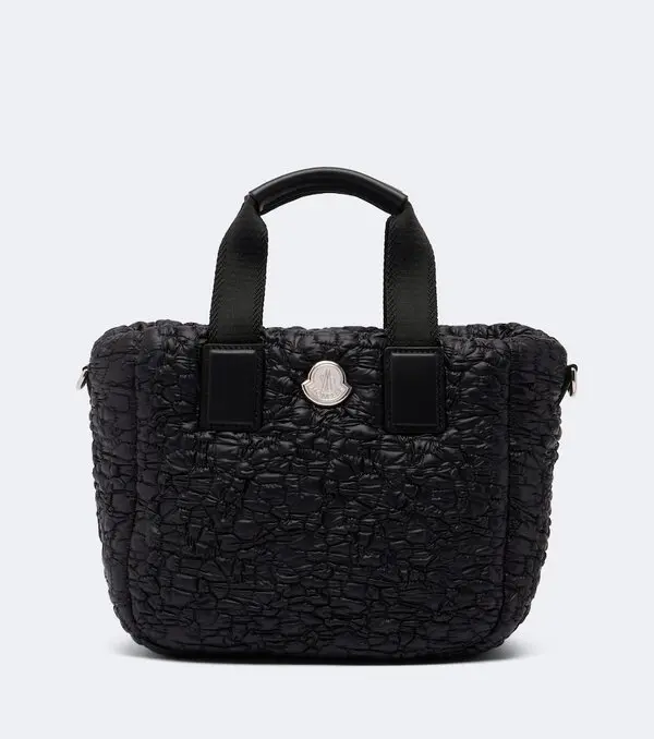 Moncler Caradoc Mini Quilted Top-handle Bag - Black