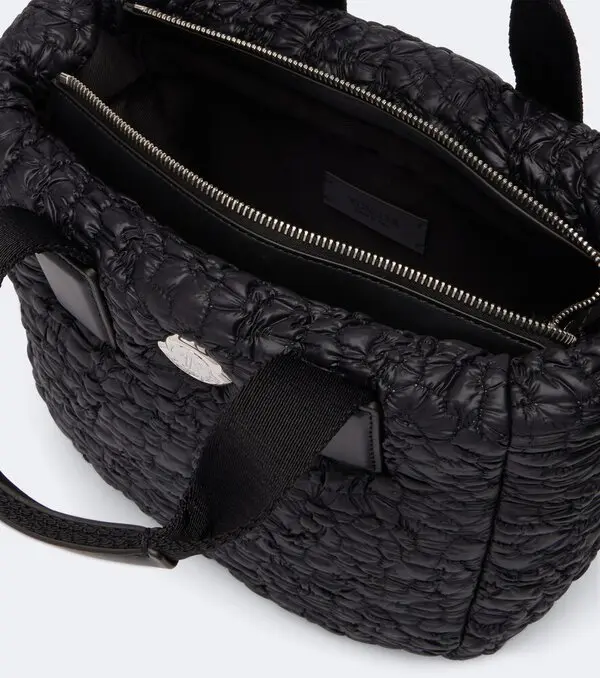 Moncler Caradoc Mini Quilted Top-handle Bag - Black
