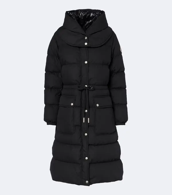 Moncler Pic Hooded Down Coat - Black
