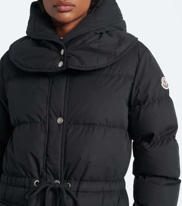 Moncler Pic Hooded Down Coat - Black