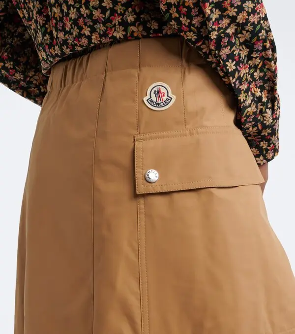 Moncler Pleated Midi Skirt