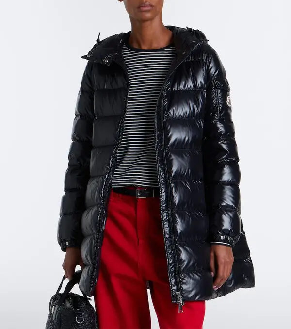 Moncler Courcelles Hooded Down Coat