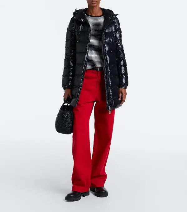 Moncler Courcelles Hooded Down Coat