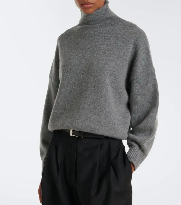 Arch4 Cimmie Cashmere Turtleneck Sweater - Grey