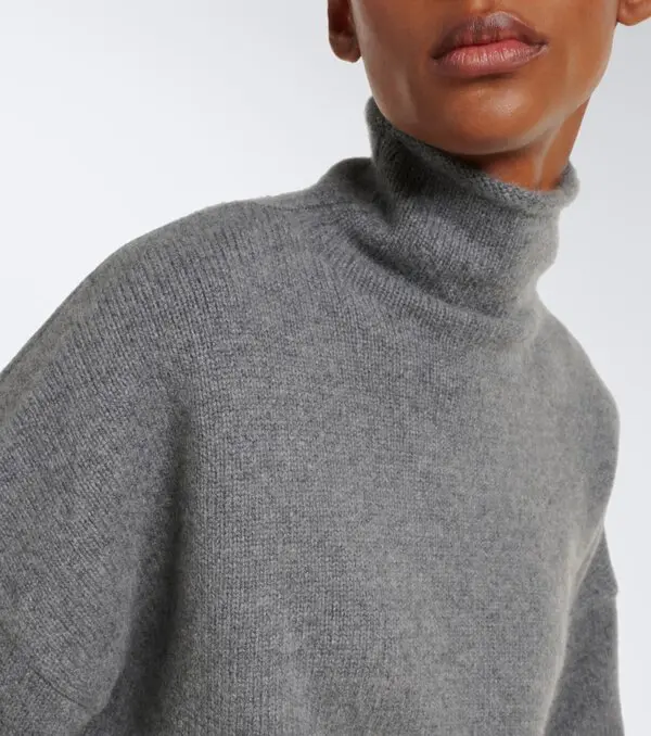 Arch4 Cimmie Cashmere Turtleneck Sweater - Grey
