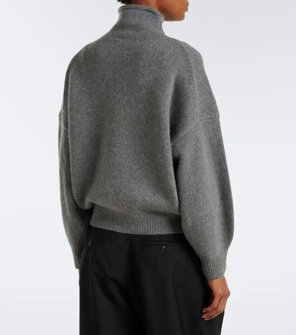 Arch4 Cimmie Cashmere Turtleneck Sweater - Grey