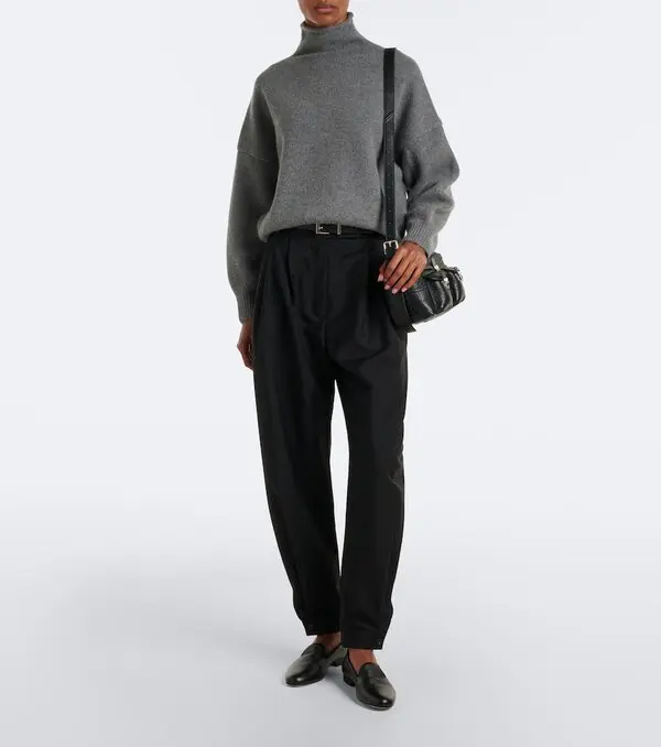 Arch4 Cimmie Cashmere Turtleneck Sweater - Grey