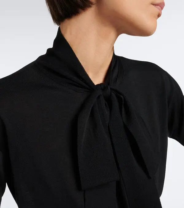 Valentino Garavani Bow-detail Wool Sweater