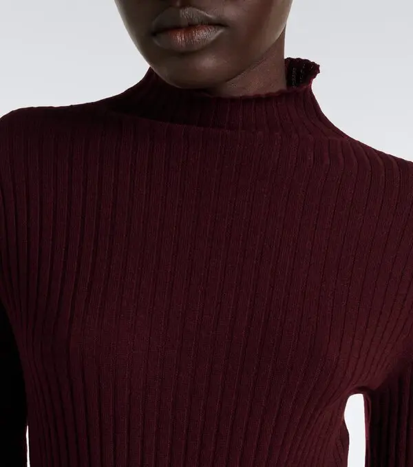 Arch4 Ribbed Cashmere Turtleneck Sweater