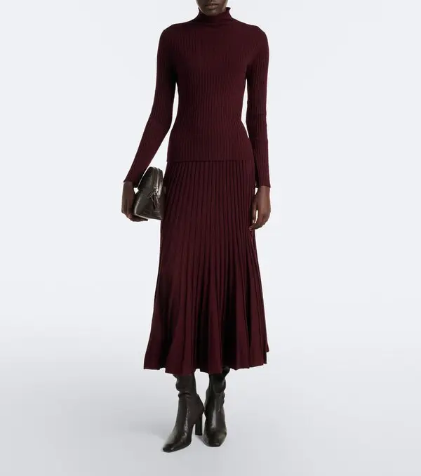 Arch4 Ribbed Cashmere Turtleneck Sweater