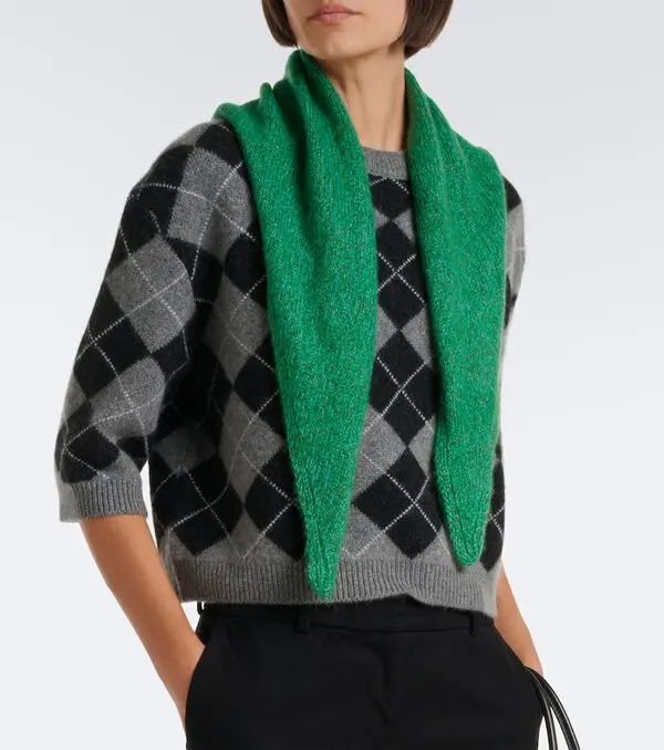 Arch4 Karlie Argyle Cashmere Sweater