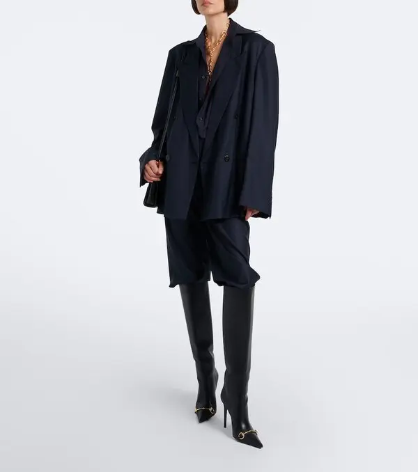 Gucci Donna Horsebit Knee-high Boots