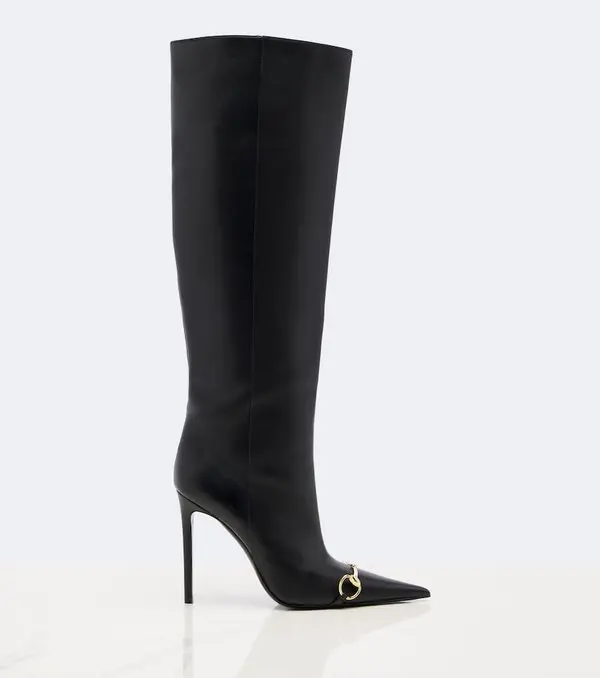 Gucci Donna Horsebit Knee-high Boots