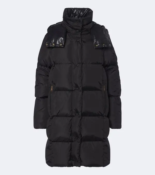 Moncler Litte Hooded Down Coat - Black