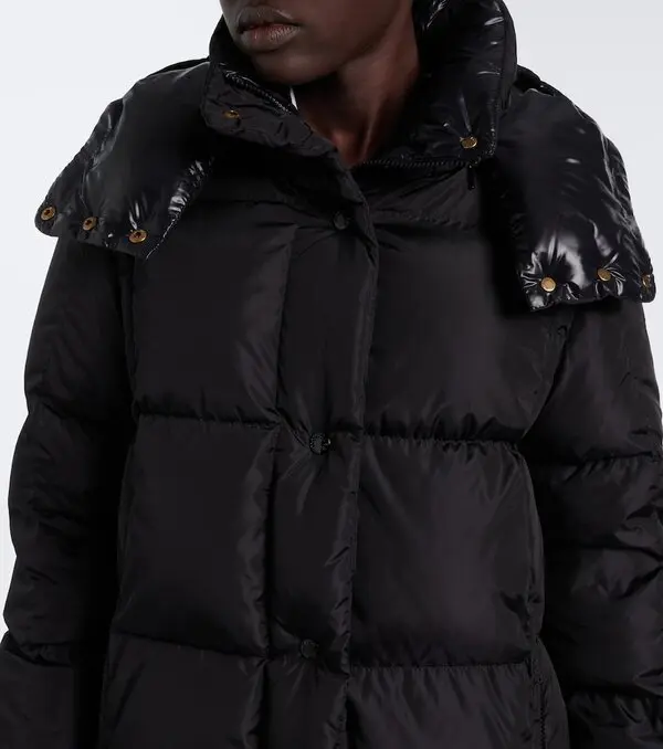 Moncler Litte Hooded Down Coat - Black