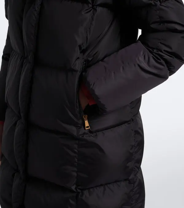 Moncler Litte Hooded Down Coat - Black