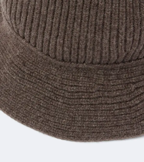 Nour Hammour Bruno Cashmere And Wool Bucket Hat